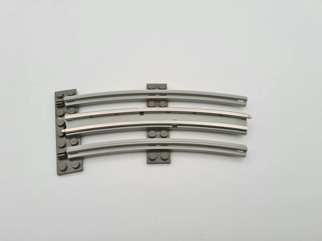 LEGO® TRAIN TRACKS 12V Railway 7851 7855 Curved Rails CONDUCTIVE £1.57 ...