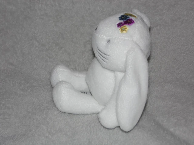 ASDA BUNNY SOFT toy George whte rabbit comforter £10.45 - PicClick UK