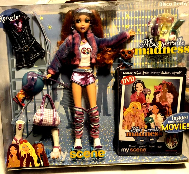 HTF MATTEL MY Scene Masquerade Madness KENZIE Barbie Doll Disco Derby ...