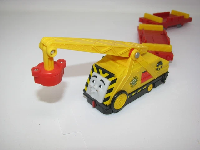 THOMAS & FRIENDS Trackmaster Kevin & Flatbed Motorized Train Engine Hit ...