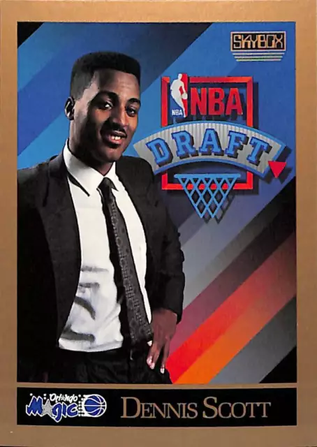 1990 Skybox Dennis Scott 363 Recrue Orlando Magic Eur 1 78 Picclick Fr