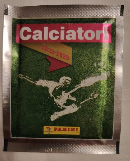 CALCIATORI PANINI 2022-2023 - BUSTINA SPECIALE da box di 120 con bordo ...