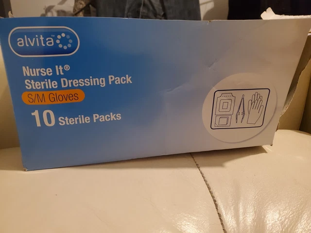 ALVITA NURSE IT sterile dressing pack S/M (Pack of 10) £3.00 - PicClick UK