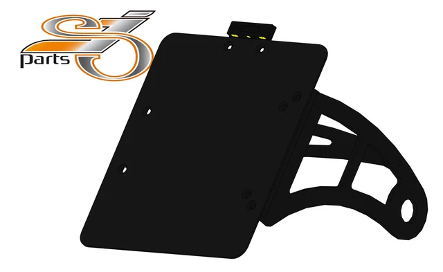 HARLEY DAVIDSON DYNA Softail Custom Side License Plate Holder Side £94. ...