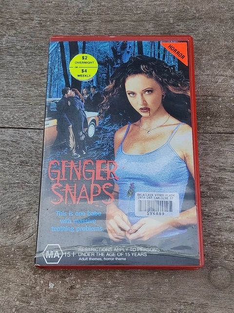 GINGER SNAPS MOVIE VHS Video Tape $17.50 - PicClick AU