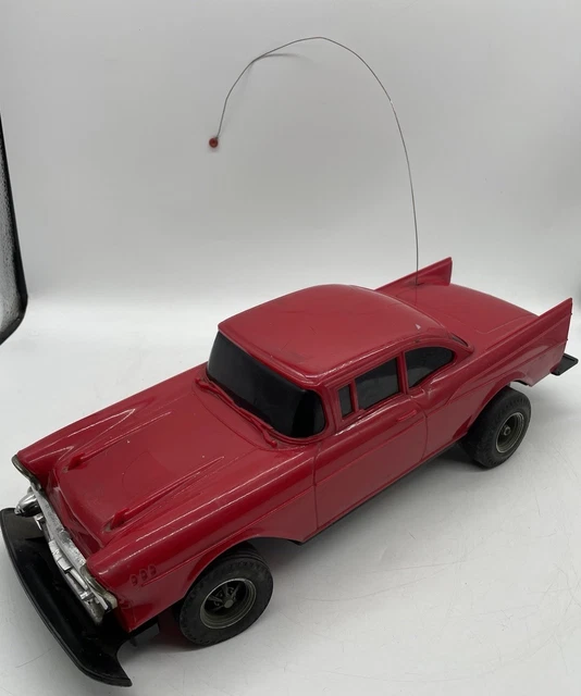 VINTAGE 1986 JRL Red Chevy Bel Air Radio Remote Control Rc Car Rare 80S ...