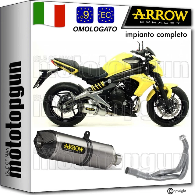 ARROW SCARICO COMPLETO Full-Omo Race-Tech Titanio C Kawasaki Er6N Er-6N 2012 12 EUR 1.080,00 ...