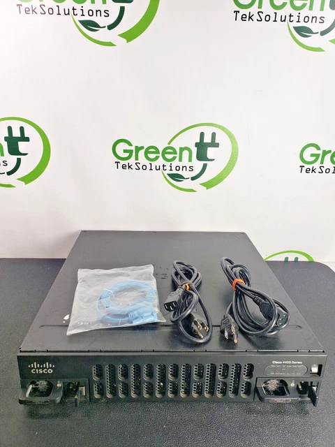 CISCO ISR4451-X-SEC/K9 4-PORT Integrated Services Router 2x PSU READ ...