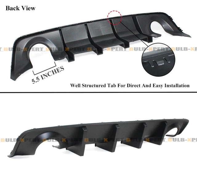 FOR 2020-2023 DODGE Charger SRT Hellcat Widebody Shark Fin Rear Bumper ...