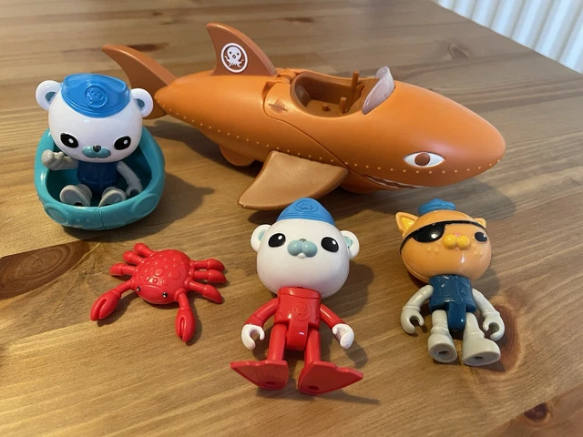 OCTONAUTS FIGURES AND Tiger Shark Bundle CBeebies Captain Barnacles £13 ...
