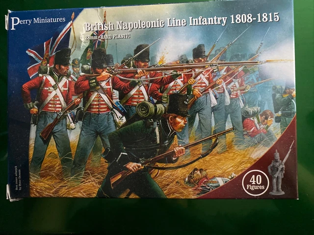PERRY MINIATURES - British Napoleonic Line Infantry 1808 - 1815 £29.24 ...