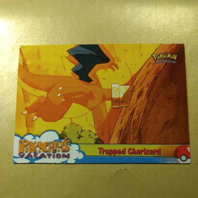 CARTE POKÉMON MOVIE Animation Edition.1998 . Trapped Charizard,. N.51 ...