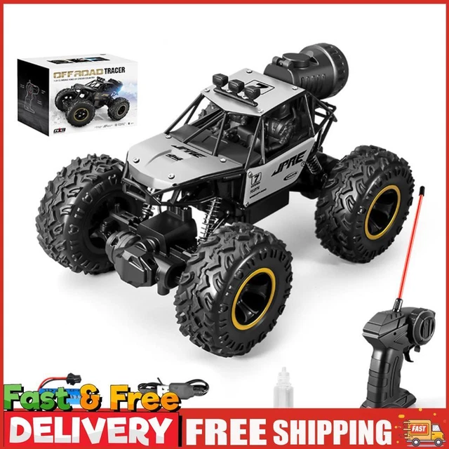 1/18 ALL TERRAIN RC Car with Spray Mist and Lights High Speed Remote ...