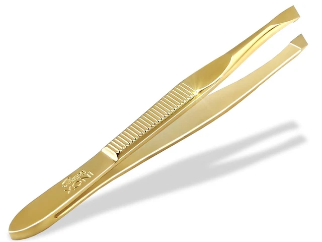 PINCETTE À ÉPILER Solingen Pincette à épiler oblique en acier ...