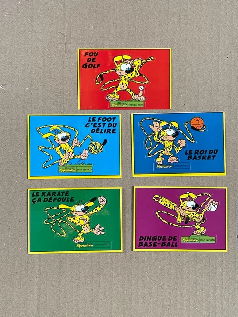 ANCIEN AUTOCOLLANT STICKER publicitaire Marsupilami Disney Vico ...