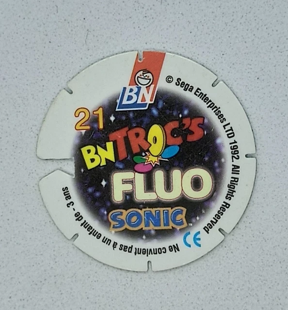 POG VOLANT SONIC 21 BN TROC'S Pogs Kini Kinis Slammers Caps Flip Tazos ...