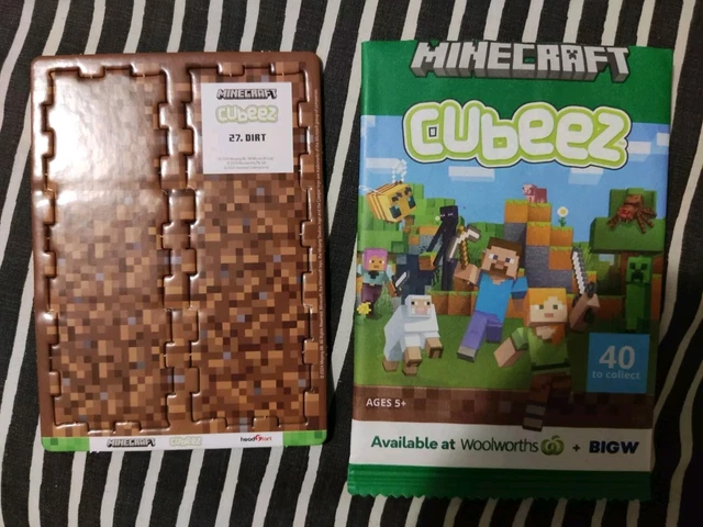 BRAND NEW 2025 Woolworths BigW Minecraft Cubeez No 27 Dirt $3.00 ...