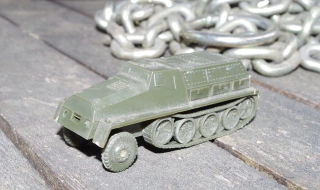 ROCO SDKFZ 251 HALF TRACK ALLEMAND WWII échelle HO TRES BON ETAT made ...