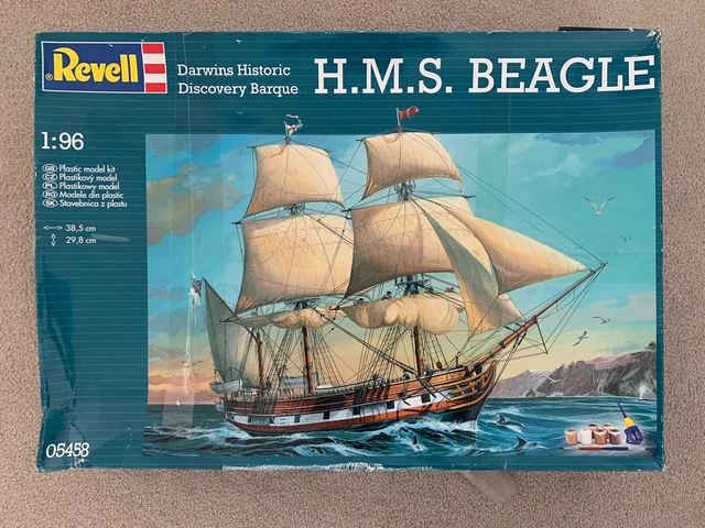 REVELL 1:96 HMS Beagle 05458 Historic Ships Darwin Barque Paint & Glue ...