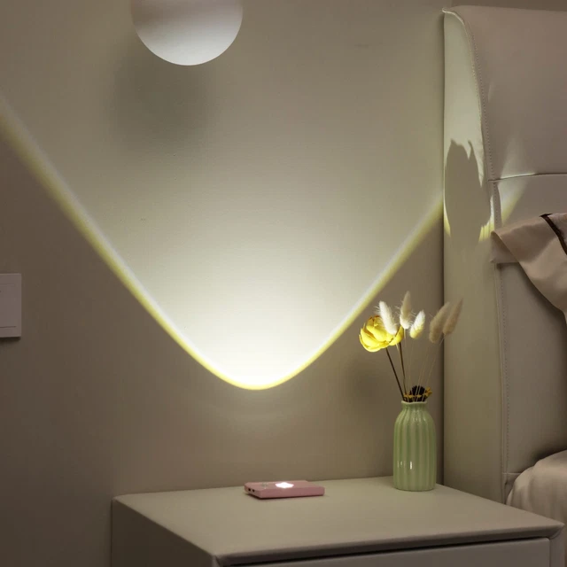 MAGNETIC SMART LED Bedside Night Light Rechargeable Model Bedroom Body ...