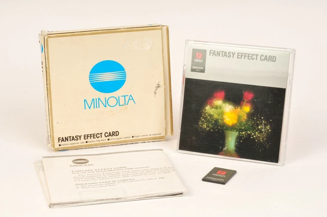 MINOLTA FANTASY EFFECT Card per fotocamere Dynax/Maxuxm 7000 EUR 11,64 ...