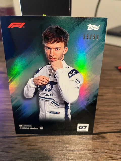 TOPPS F1 LIGHTS Out 2022 Pierre Gasly Parallel 19/99 - Nuovo di zecca ...