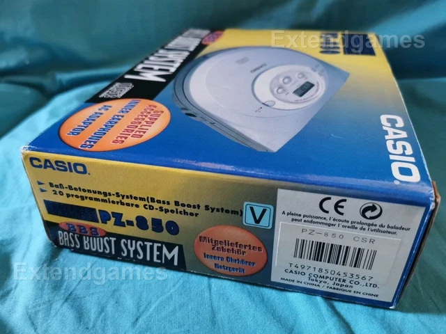 BRAND NEW VINTAGE Casio Portable Discman CD Player PZ-850 Bass Boost ...