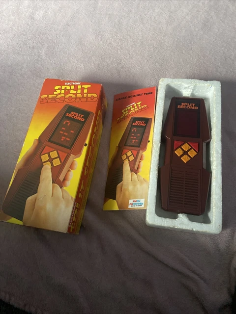 1980S PALITOY ELECTRONIC SPLIT SECOND HANDHELD VINTAGE RETRO GAME ...