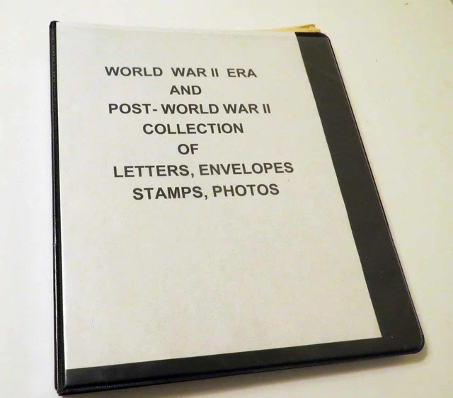 WW2 AND POST Ww2 Era Collection Of Letter Docs Photos Inc Black Sailor ...