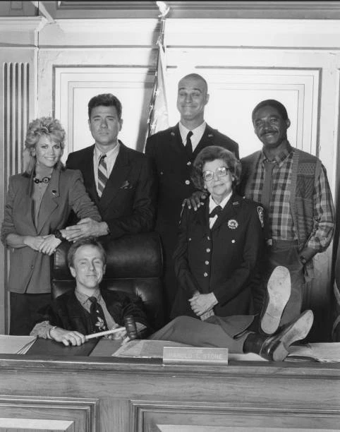 MARKIE POST AS Christine Sullivan John Larroquette on Night Court 1985 ...