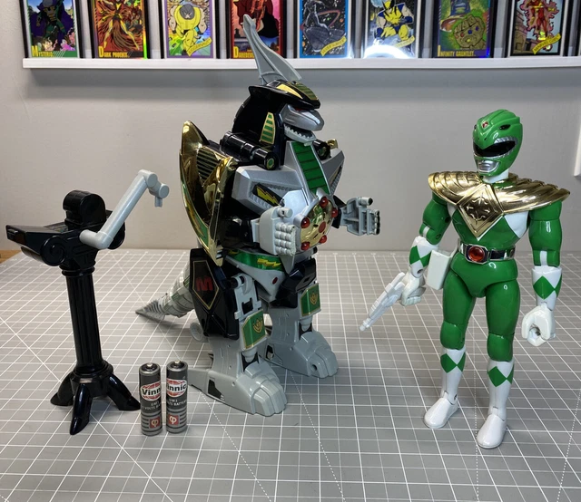 MIGHTY MORPHIN POWER Rangers MMPR Deluxe Dragonzord 100 % Complet Green ...