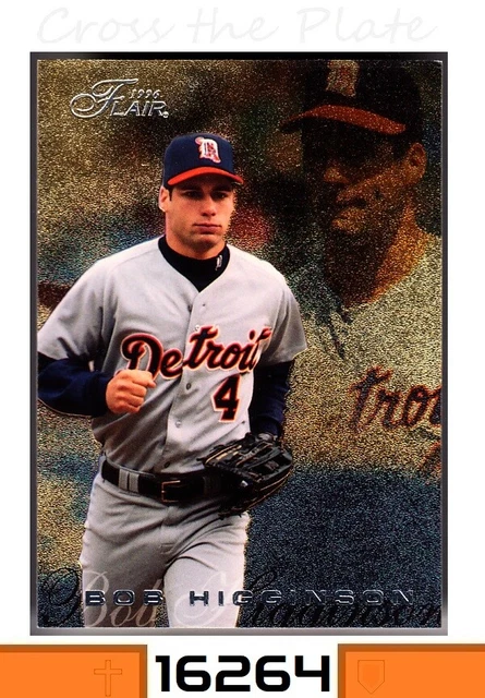 1-1996 CARTE SP Flair Gold Parallèle Bob Higginson Tigers #82 EUR 4,34 ...