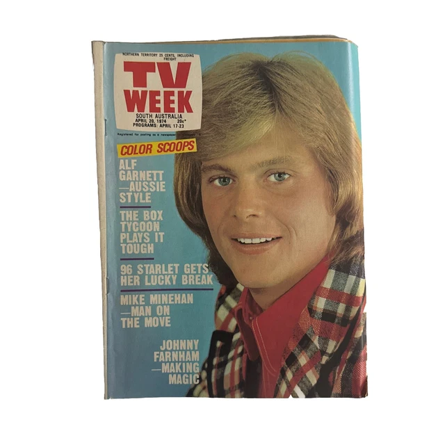 TV WEEK VINTAGE Australian Entertainment Magazine April 1974 John ...