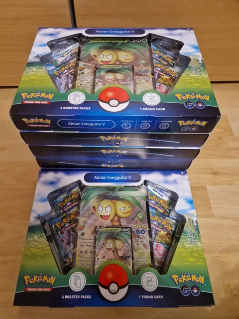 6X POKEMON GO Alolan Exeggutor V Collection Boxes Sealed Cards £89.99 ...