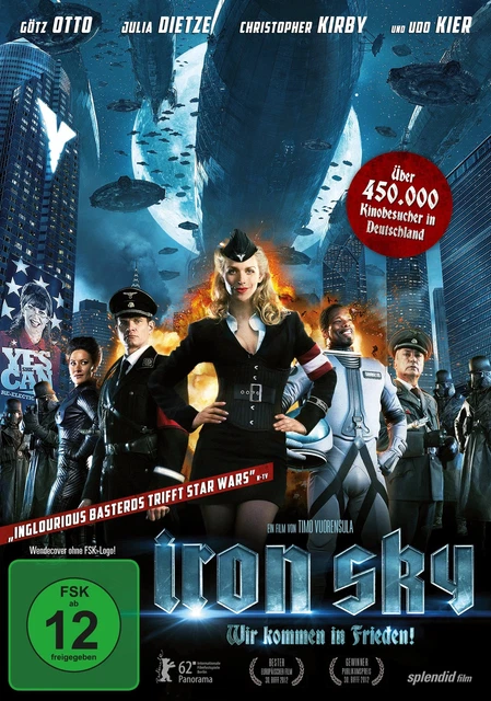 IRON SKY DVD Sci-Fi Komödie Götz Otto Udo Kier Nazis vom Mond deutsch ...