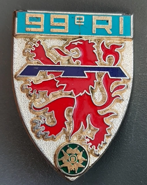 INSIGNE BADGE 99° RI Régiment d’Infanterie ORIGINAL Delsart G.2201 EUR ...