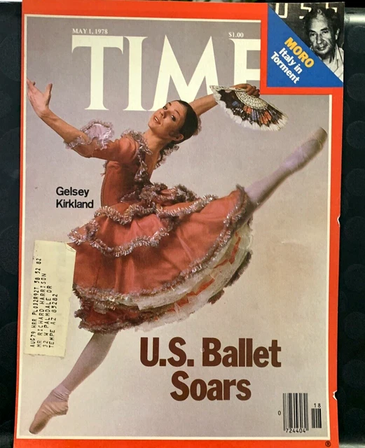 TIME MAGAZINE COVER Page Wall Art U.S. Ballet Soars Gelsey Kirkland May ...