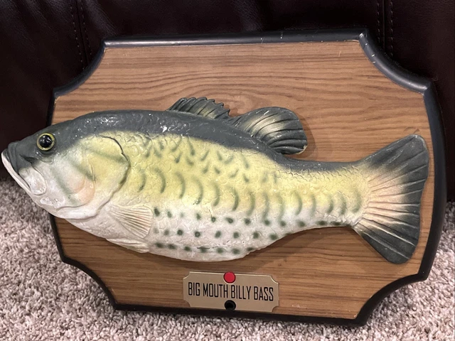 BIG MOUTH BILLY Bass original 1999 Gemmy Singing Fish The Sopranos ...