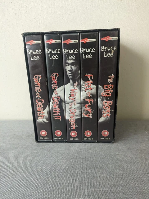 BRUCE LEE VHS Movie Collection Game Of Death, The Way Of The Dragon £20 ...