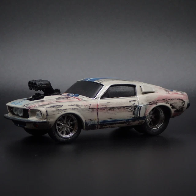 1967 FORD MUSTANG Shelby Gt500 Fastback Barn Find 1:64 Scale Diecast ...