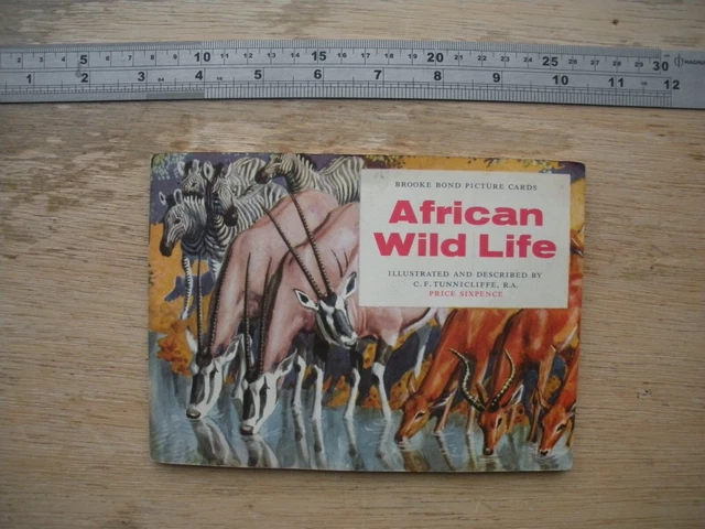 BROOKE BOND, AFRICAN Wild Life-complete-all cards shown-World Postage ...