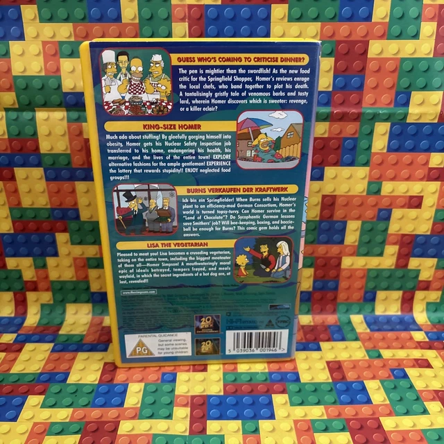 THE SIMPSONS - Raiders Of The Lost Fridge - 2000 - PAL VHS Cassette ...