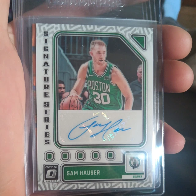2023-24 DONRUSS OPTIQUE Sam Hauser série signature voiture #SS-SAM ...