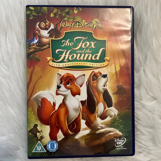 THE FOX AND The Hound DVD Disney Film 25th Anniversary Edition Region 2 ...