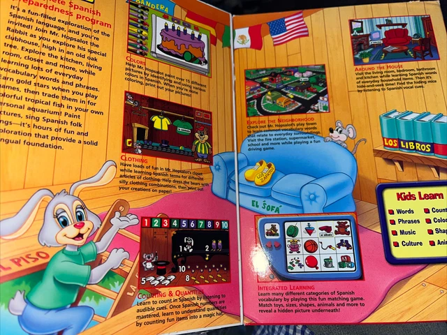JUMP START SPANISH For Kids ( CD-ROM 1997 Windows/ Mac) Ages 3-6 £10.40 ...