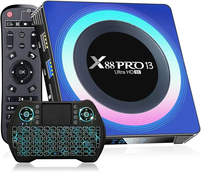 BL ANDROID TV Box 13.0, 2025 Android Box 4GB RAM 64GB ROM, X88 PRO 13 ...