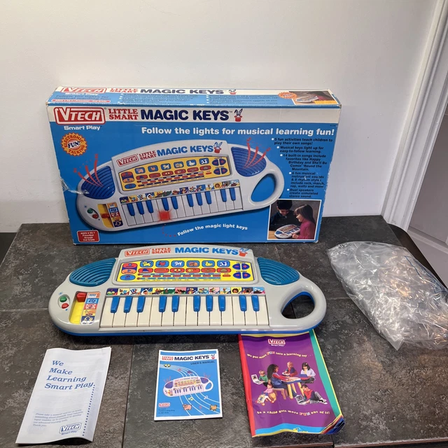 VTECH LITTLE SMART Magic Keys Piano Kids Toy Musical Keyboard Vintage £ ...