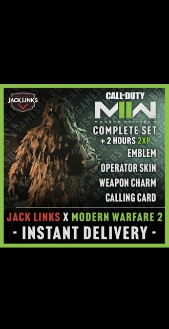 [FULL SET] COD MODERN Warfare 2: MW2 Jack Links Codes x4 - 2XP ...