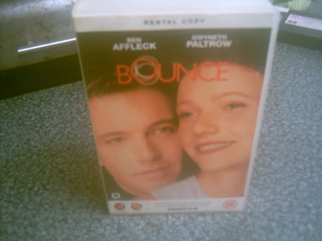 BOUNCE MOVIE-VHS TAPE-BEN AFFLECK,GWYNETH PALTROW-BIG BOX-1st bid wins ...