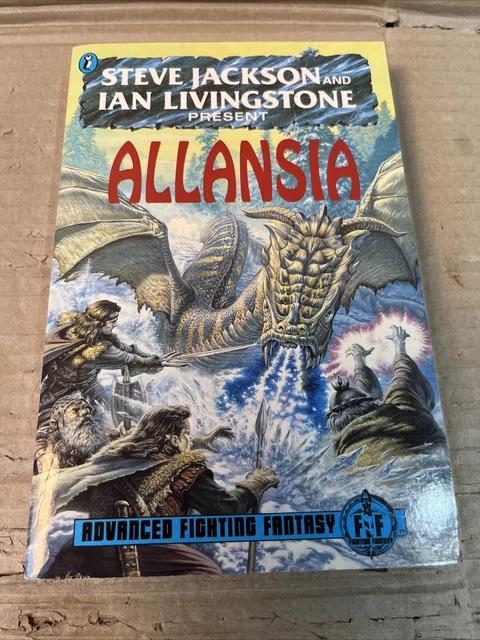 ALLANSIA ADVANCED FIGHTING Fantasy by Ian Livingstone, Steve Jackson ...